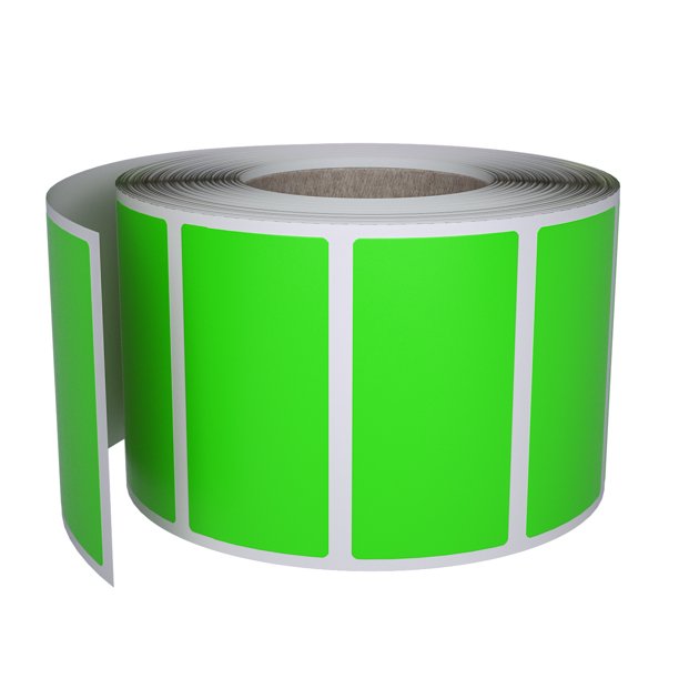 Royal Green Rectangular Color Coding Stickers Roll Labels 1.57" x 0.75 ...