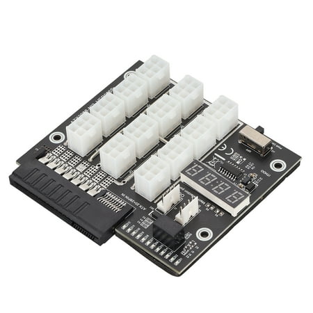 12 Port 6Pin Breakout Board, 2200Watts 12V Power Module Mining GPU ...