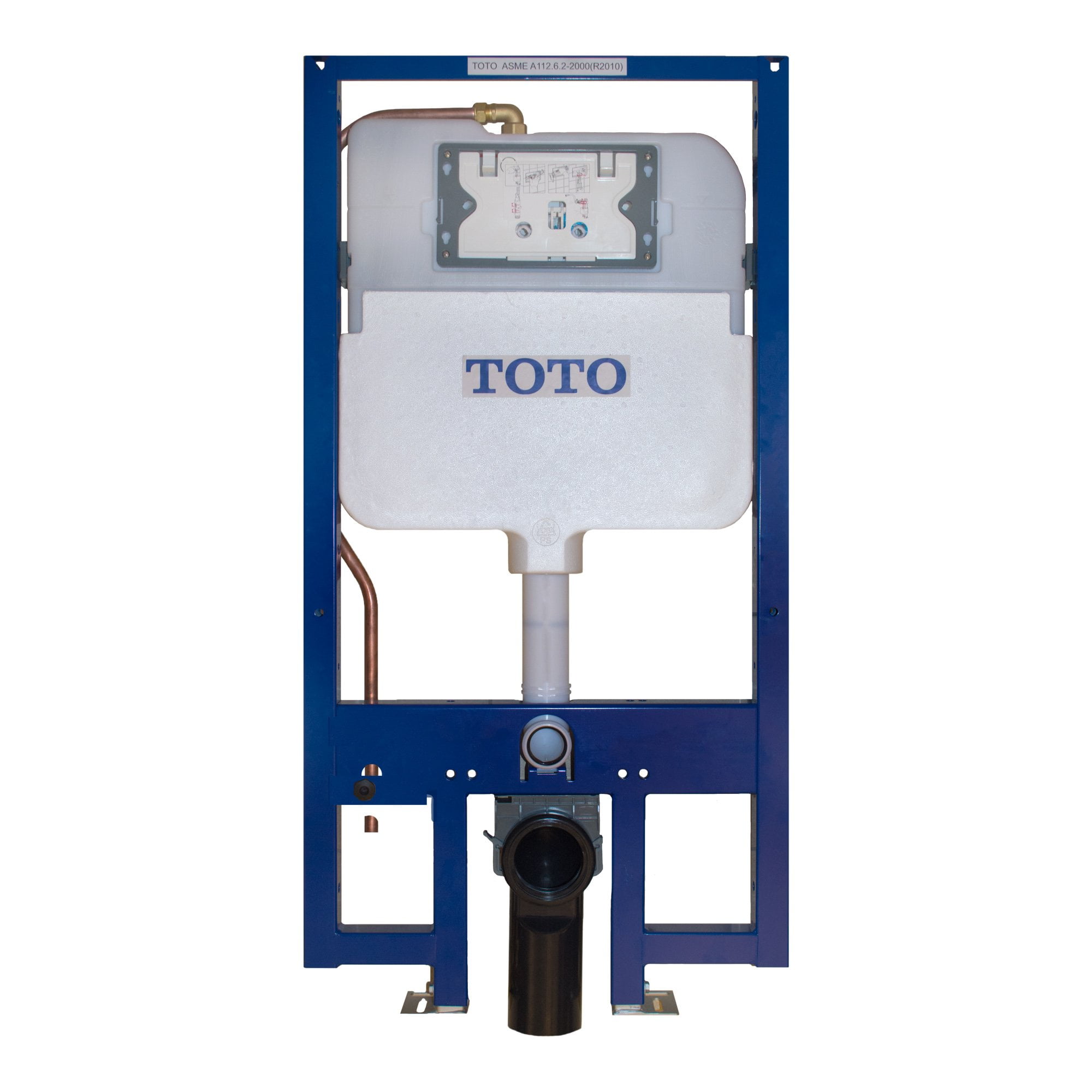 TOTO DuoFit In-Wall Toilet Tank with Dual-Max Dual-Flush 1.28 and 0.9 ...