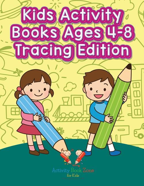Kids Activity Books Ages 4-8 Tracing Edition (Paperback) - Walmart.com