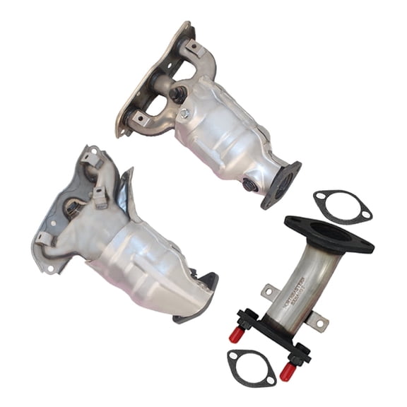 Northeastern Exhaust Pair of Manifold, Front Flex Pipe & Catalytic Fits ...