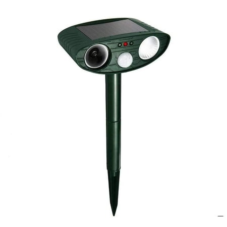 TOOAD Pet Repeller, Ultrasonic Solar Powered Cat Repeller Mole Hunting ...