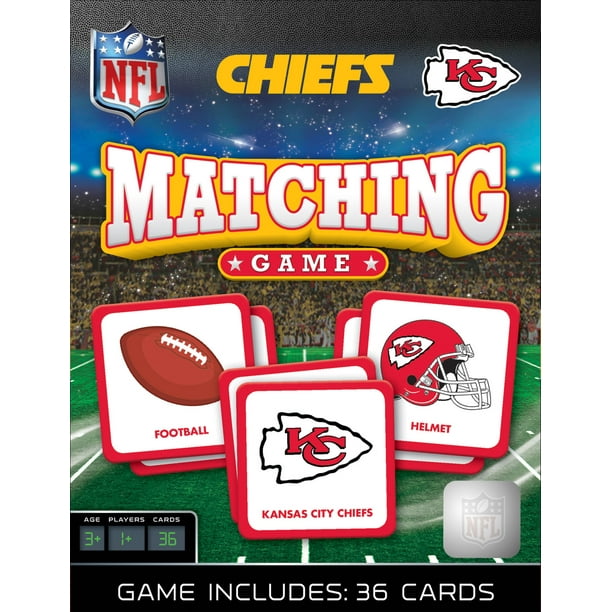 MasterPieces Officially Licensed NFL Kansas City Chiefs Matching Game ...