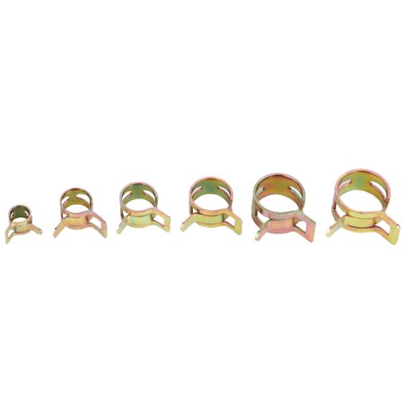 Spring Clip, 6 Sizes 60pcs/Set Widely Used Fuel Line Clip, Tubing Clamp ...