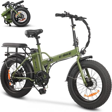 HONE Electric Bike for Adults,Electric Folding Ebike with 500W Motor 20 ...