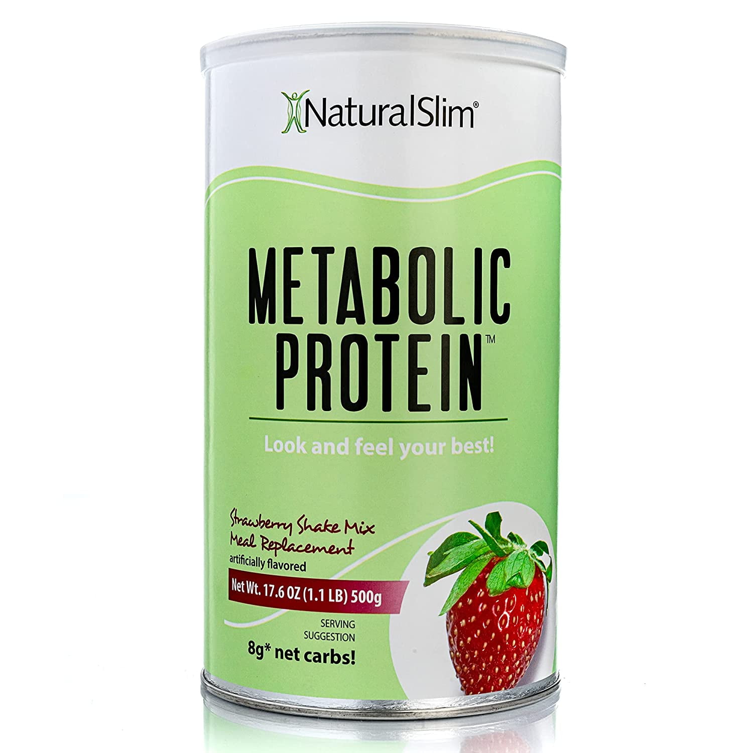 NaturalSlim Metabolic Whey Protein Powder Strawberry – Meal Replacement ...