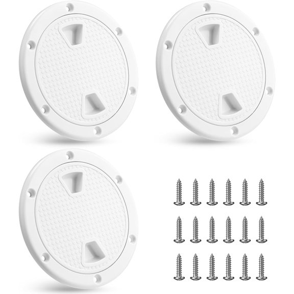 Five Oceans 5" Boat Hatch, Marine Round Inspection Deck Plate Hatch ...