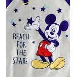 Disney Baby Boys Mickey Reach for the Stars 2 Piece Pajama Set (9 ...