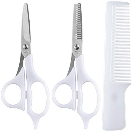 Kai Corporation Self-use haircut set (cut scissors, ski scissors, comb ...