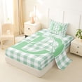 Catabedysis Princess Bowknot Monogrammed Print Twin Sheets,Initial ...