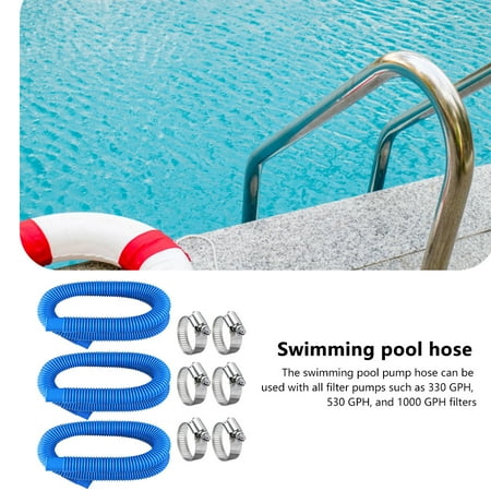 TB&W Pool Replacement Tube 3pcs Easy To Use Swimming Pool Pump Pipes ...