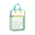 Student Handheld File Folder, Double Zipper Subject Classification Book ...