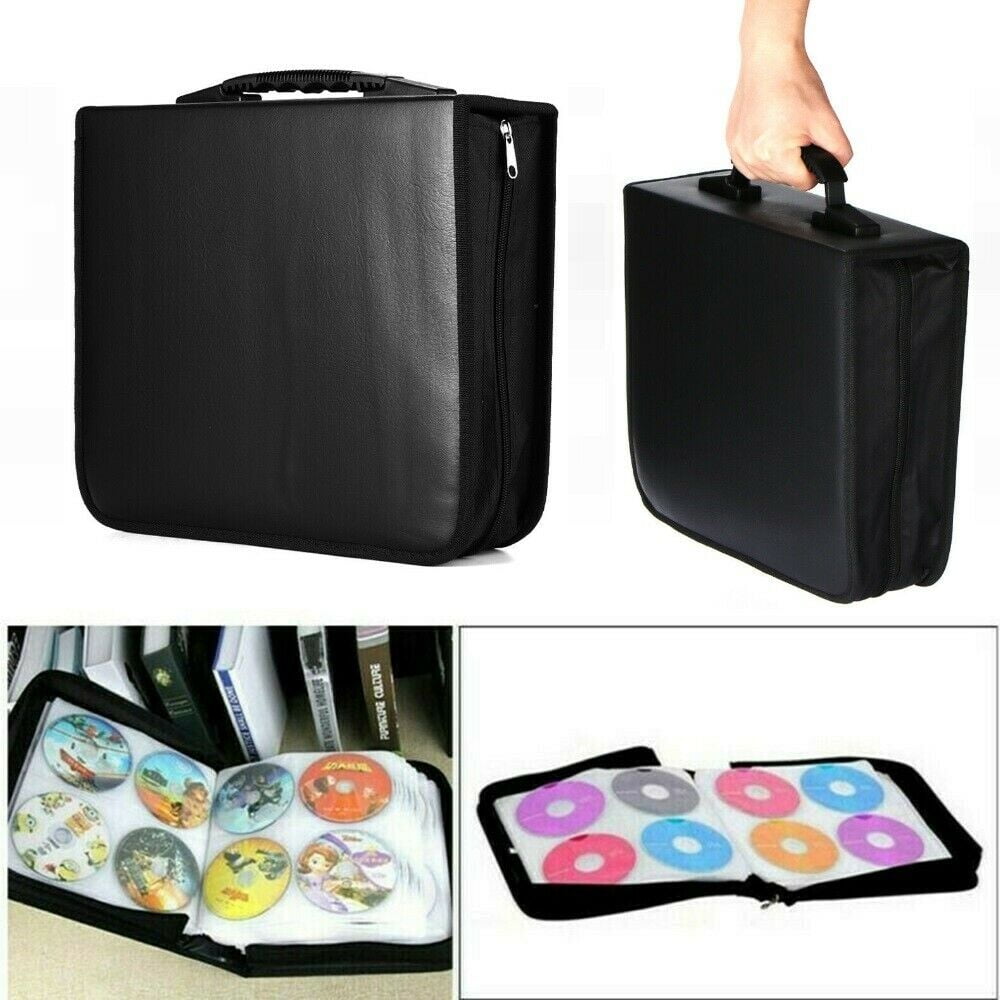 400 CD DVD Disc Disk Carry Case Wallet Bag Storage Folder Ring Binder ...