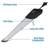 Hyper Tough 4ft Linkable LED Shop Light 5500 Lumens Daylight White with ...