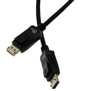 Qvs 6Ft Displayport Ultrahd 4K Black Cable With Blue Connectors & Latches - Walmart.com