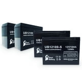 4x Pack - Neuton Mowers CE5 Battery Replacement - UB12100-S Universal ...