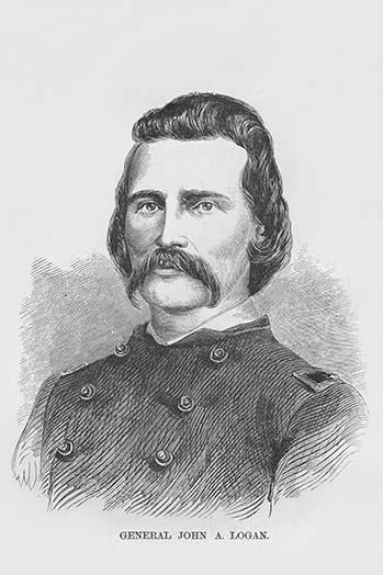 General John A. Logan-Fine Art Canvas Print (20" x 30") - Walmart.com