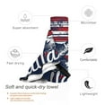 Balery Mallard Duck With American Flag Print Towels - Luxurious Jumbo ...