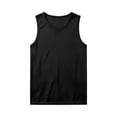 BangWanChi Men's Summer Mesh Wide Shoulder Crew Neck Drying Breathable ...