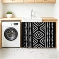 Black Boho Geometric Small Cabinet Curtain 11''x13'', Vintage ...