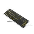 BESTYASH 2Pcs PVC English Keyboard Stickers for Laptop and Desktop ...