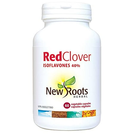 New Roots Herbal - Red Clover Isoflavones, 60 capsules - 40% ...