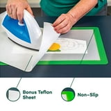 Precision Fusing Mat (12" x 18") Includes No-Slip/Nonstick mat with See ...