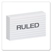Ruled Mini Index Cards, 3 X 2.5, White, 200/pack | Bundle of 10 Packs ...