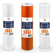 iSpring WCB32C 3-Stage Whole House Water Filtration System with Double ...