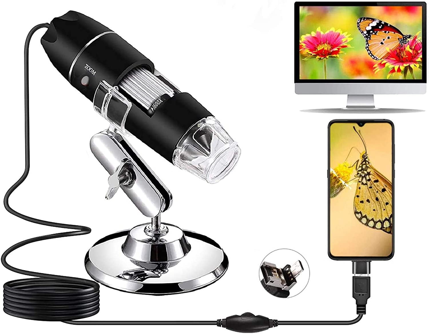 Usb Microscope Camera,Digital Microscope With Stand - Walmart.com