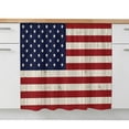 American Flag Small Sink Skirt 10"Wx11"L,Dustproof Under Sink Curtain ...