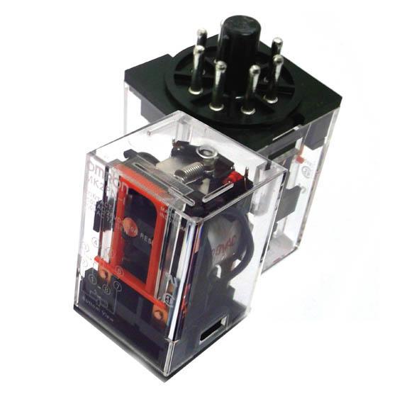 MK2PN-I-AC120 - RELAY AC 120V 2P2T 10A 8P ROUND 10A/250VAC/28VDC W/LED ...