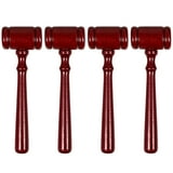 wooden small gavel 4Pcs Decorative Wooden Auction Hammer Creative Judge ...