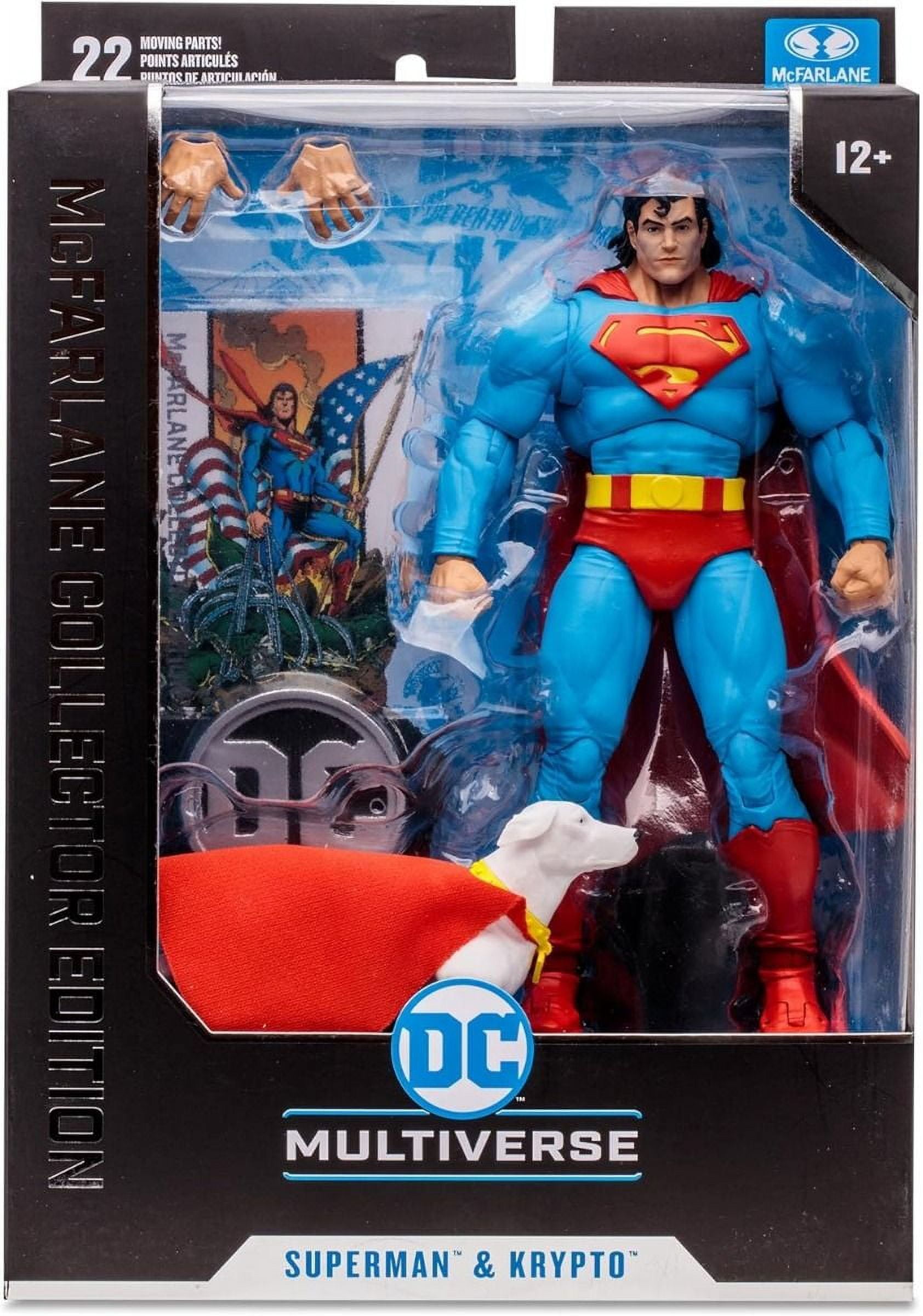 MCFARLANE TOYS DC MULTIVERSE SUPERMAN & KRYPTO | Walmart en línea