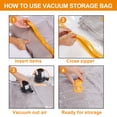 AGPtEK 10Pcs Large Vacuum Bags Set Durable Reusable Storage Bags Space ...