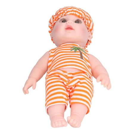 Interactive Baby Doll Soft Vinyl Body Newborn Baby Doll Simulation Baby ...