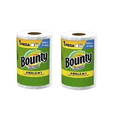 Bounty® Select-A-Size Kitchen Paper Towels, 2-Ply, Super Absorbent, 74 ...