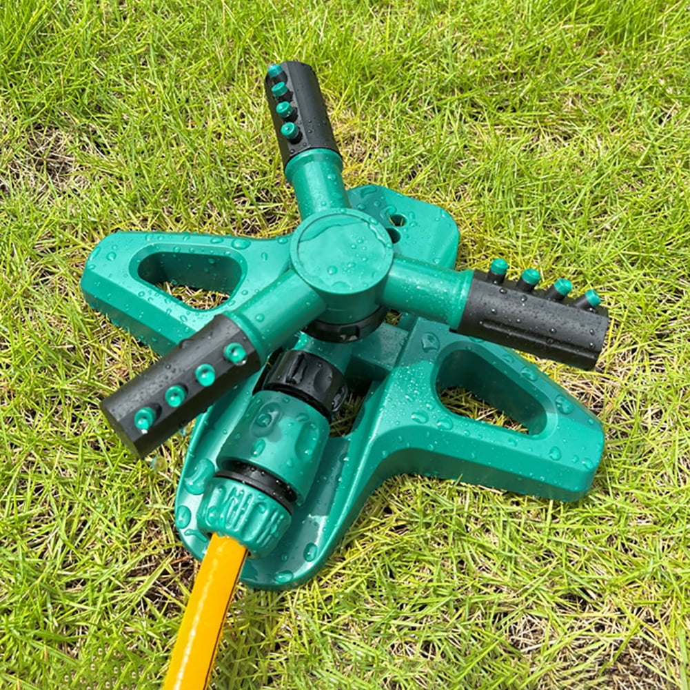 CHAMAIR Sprinkler 360-Degree Rotation Auto Irrigation System 3 Arms for ...
