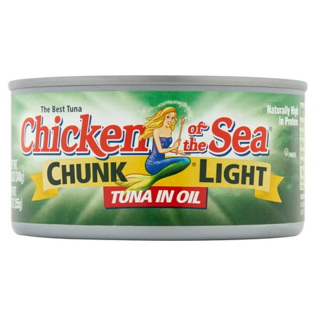 Chicken of the Sea Chunk Light Tuna in Oil 12 Oz Can - Walmart.com