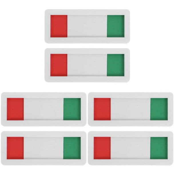 AMERTEER 6 pcs Open Closed Slide Door Sign Conference Room Slider Door ...