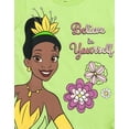 Disney Princess Tiana Floral Little Girls T-Shirt and French Terry ...