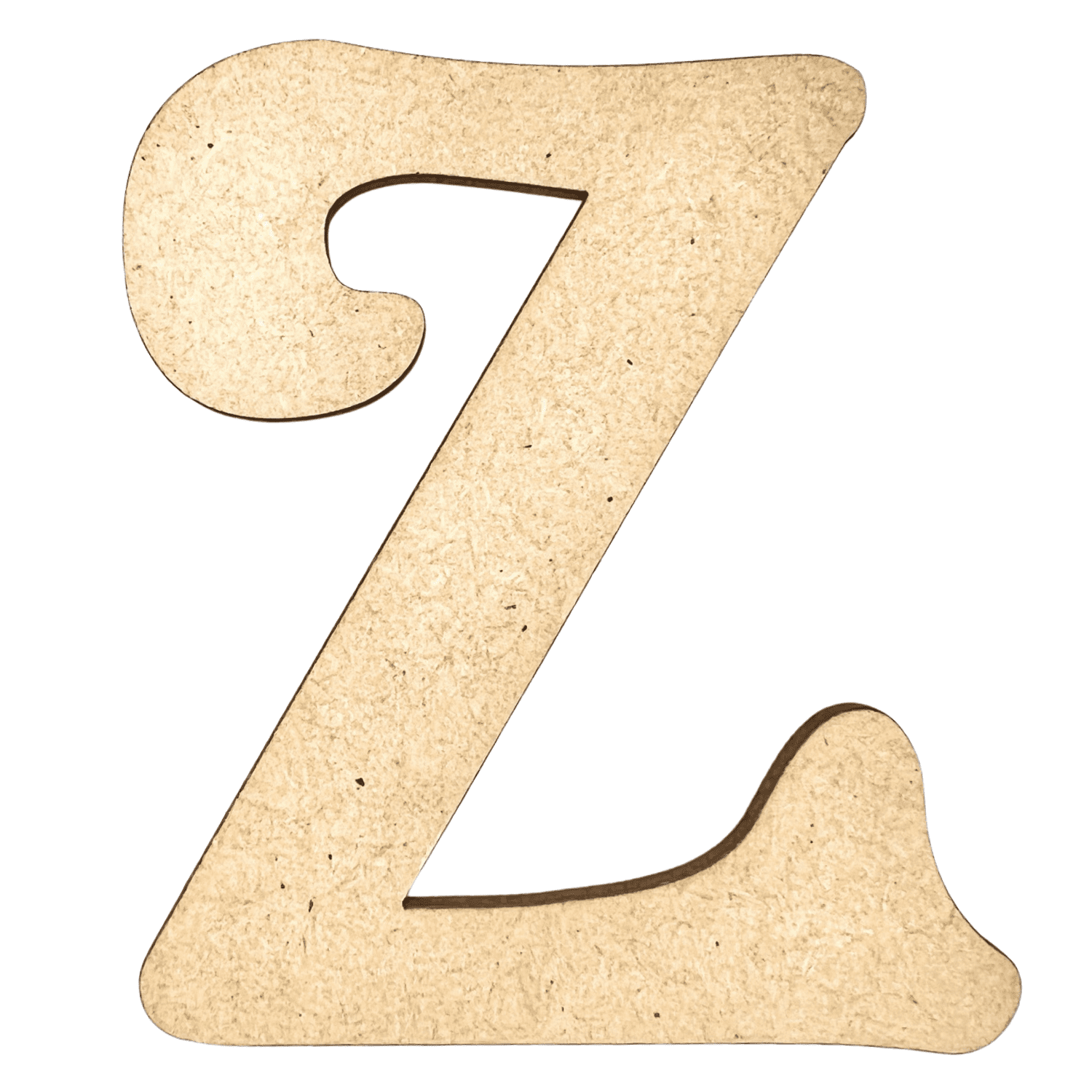 3" Tall MDF Letter Z | 1/8" Thick | Krafty Supply Letters | Beltorian ...