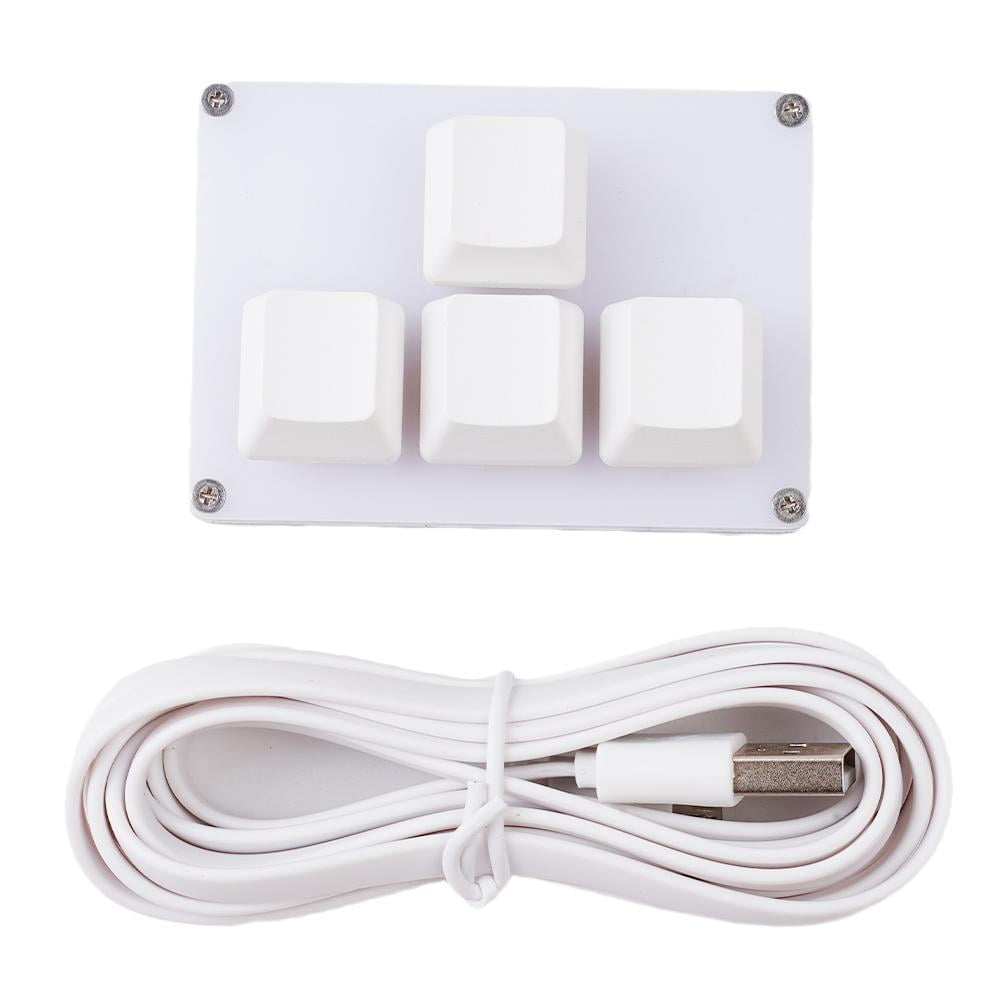 4 key USB Keyboard Mini Keyboard DIY Custom Shortcuts Keyboard Freizeit 4 key USB Keyboard Mini Keyboard DIY Custom Shortcuts Keyboard Freizeit