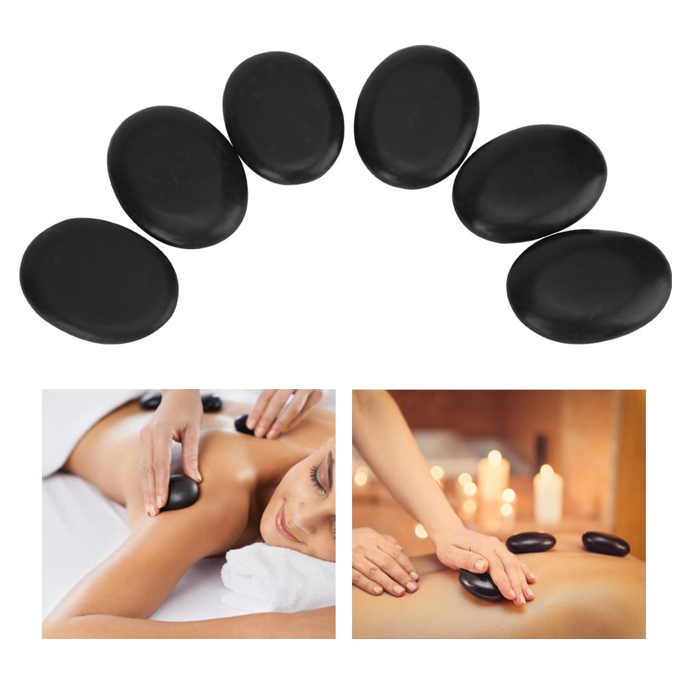 Click here for Hilitand 12pcs Black Basalt Hot Stone  Hot Massage... prices