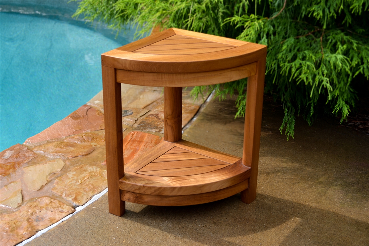 Jakarta Teak Wood Shower Stand - Walmart.com