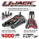 Powerbuilt 2-Ton U-Floor Jack With 2-Ton Floor Jackstands - Walmart.com