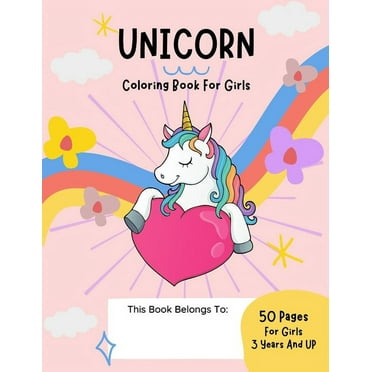 Unicorn Activity Book For Girls Fun Coloring Pages, Drawing Activities ...