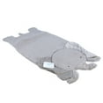 Little Love by NoJo Plush Tummy Time Play Mat, Grey elephant - Walmart.com