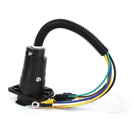 Trailer Adapter Cord Rv Plug Adapter Trailer Socket 4-way To 7-way ...