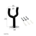 Guitar Wall Mount Hanger Metal Guitars Hangers Mounting Wall Hanger ...